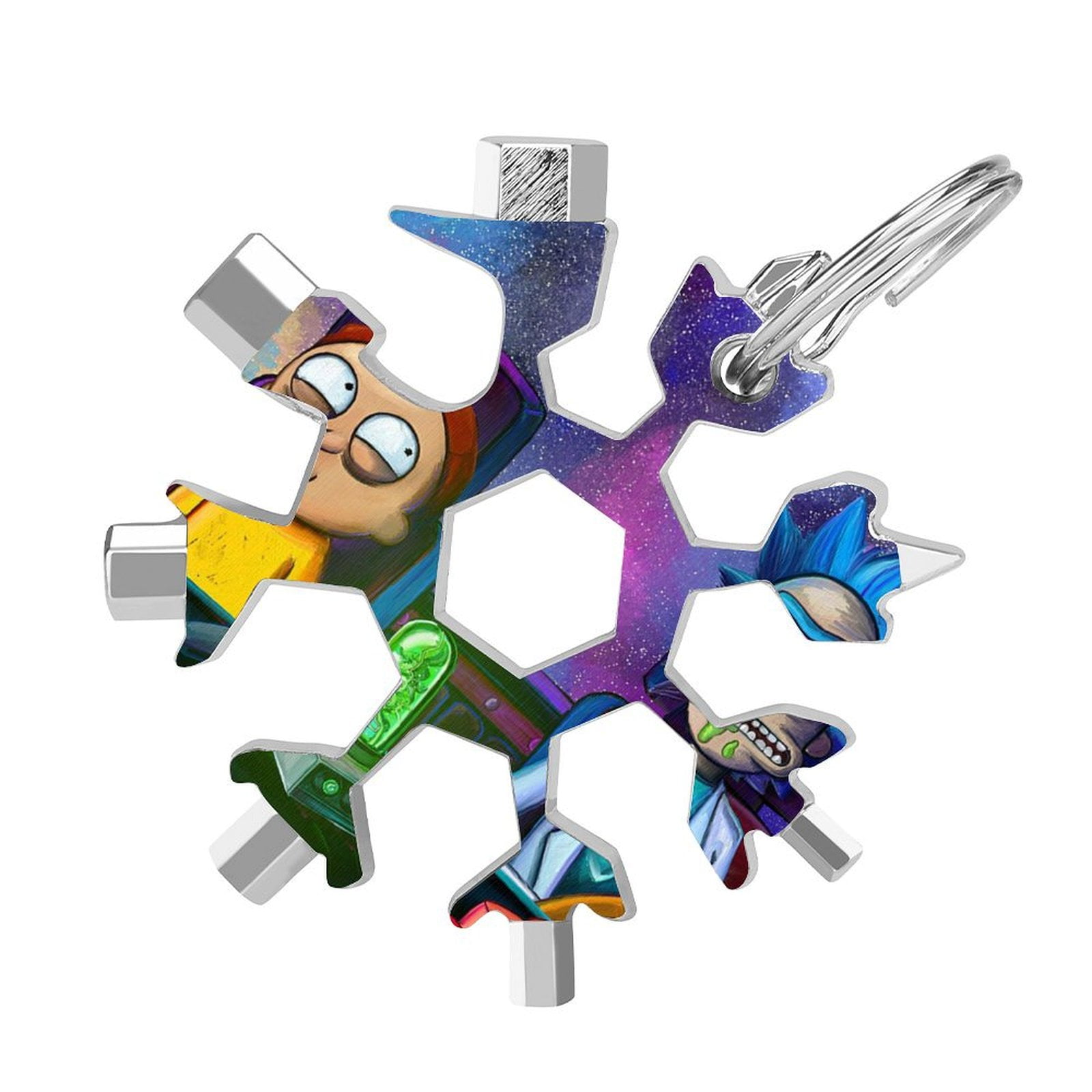 Rick And Morty 19-in-1 Snowflake Multi Tool, Bottle Opener/Flat ...