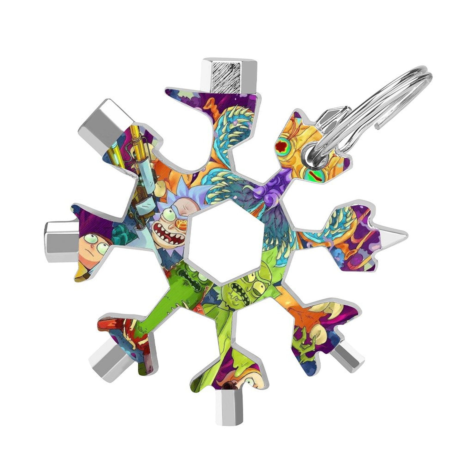 Rick And Morty 19-in-1 Snowflake Multi Tool, Bottle Opener/Flat ...
