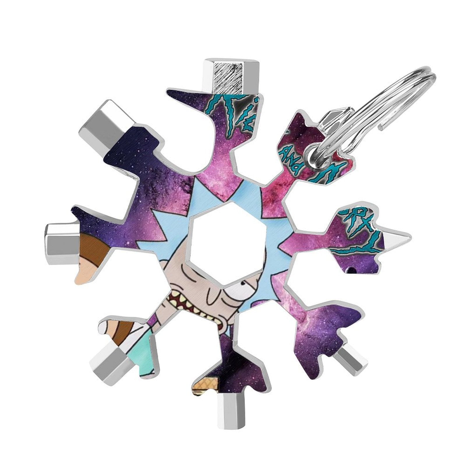 Rick And Morty 19-in-1 Snowflake Multi Tool, Bottle Opener/Flat ...