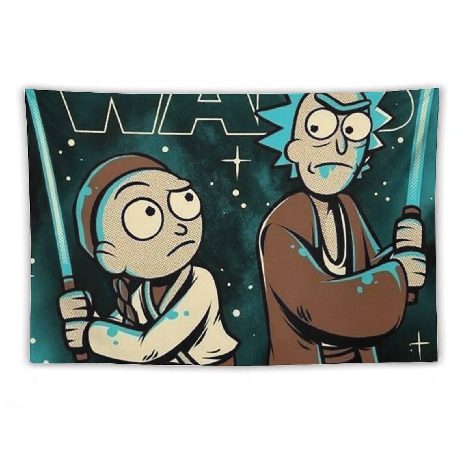 Rick And Morty Anime Wall Tapestrys Bedroom Room Decor Wall Hanging for ...