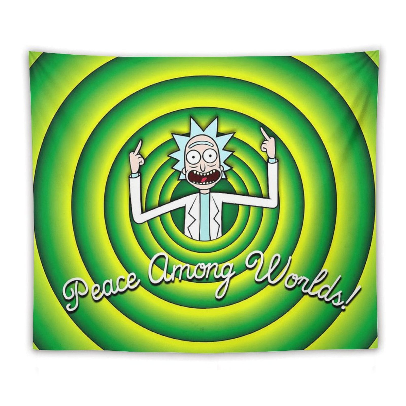 Rick And Morty Anime Wall Tapestrys Bedroom Room Decor Wall Hanging for ...