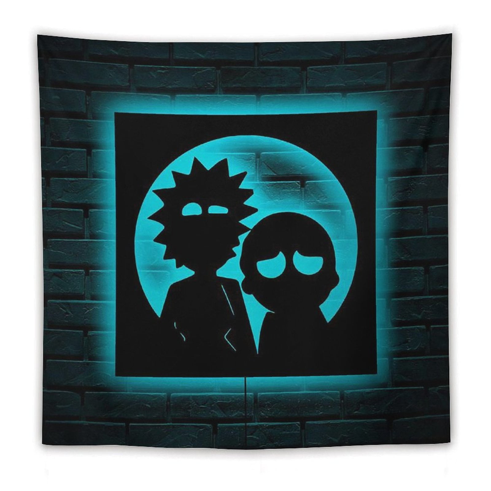 Rick And Morty Anime Wall Tapestrys Bedroom Room Decor Wall Hanging for ...