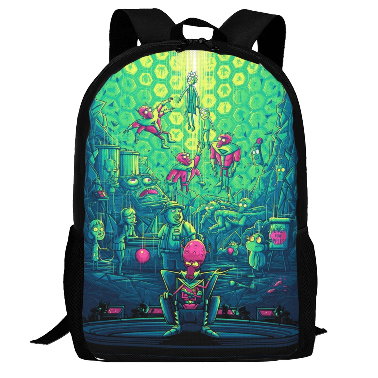 Rick And Morty Backpack,3d Print Laptop Backpack Lightweight Casual ...