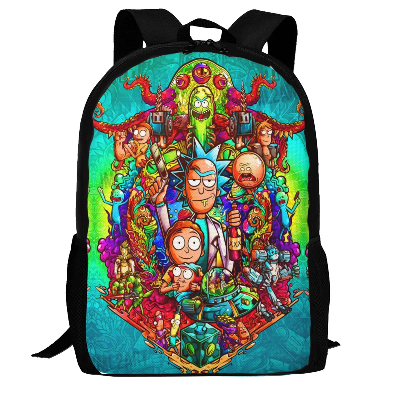Rick And Morty Backpack,3d Print Laptop Backpack Lightweight Casual ...