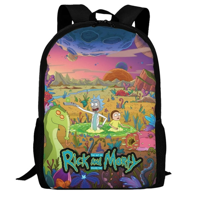 Rick And Morty Backpack,3d Print Laptop Backpack Lightweight Casual ...