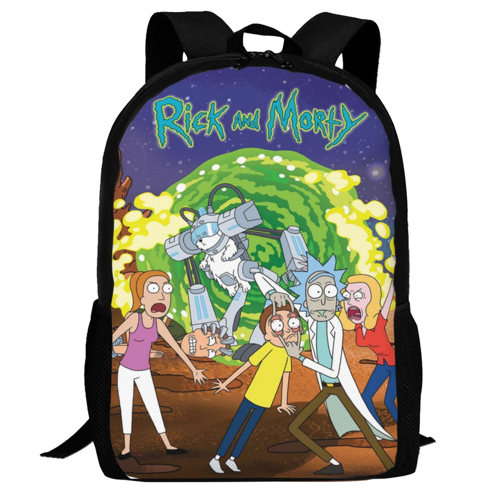 Rick And Morty Backpack,3d Print Laptop Backpack Lightweight Casual ...