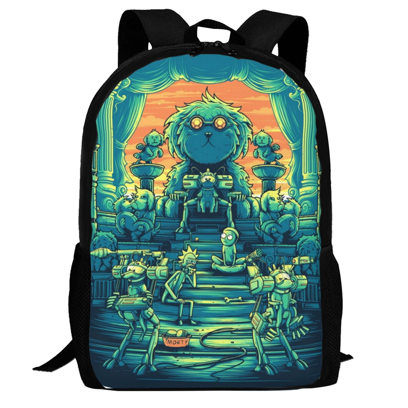 Rick And Morty Backpack,3d Print Laptop Backpack Lightweight Casual ...