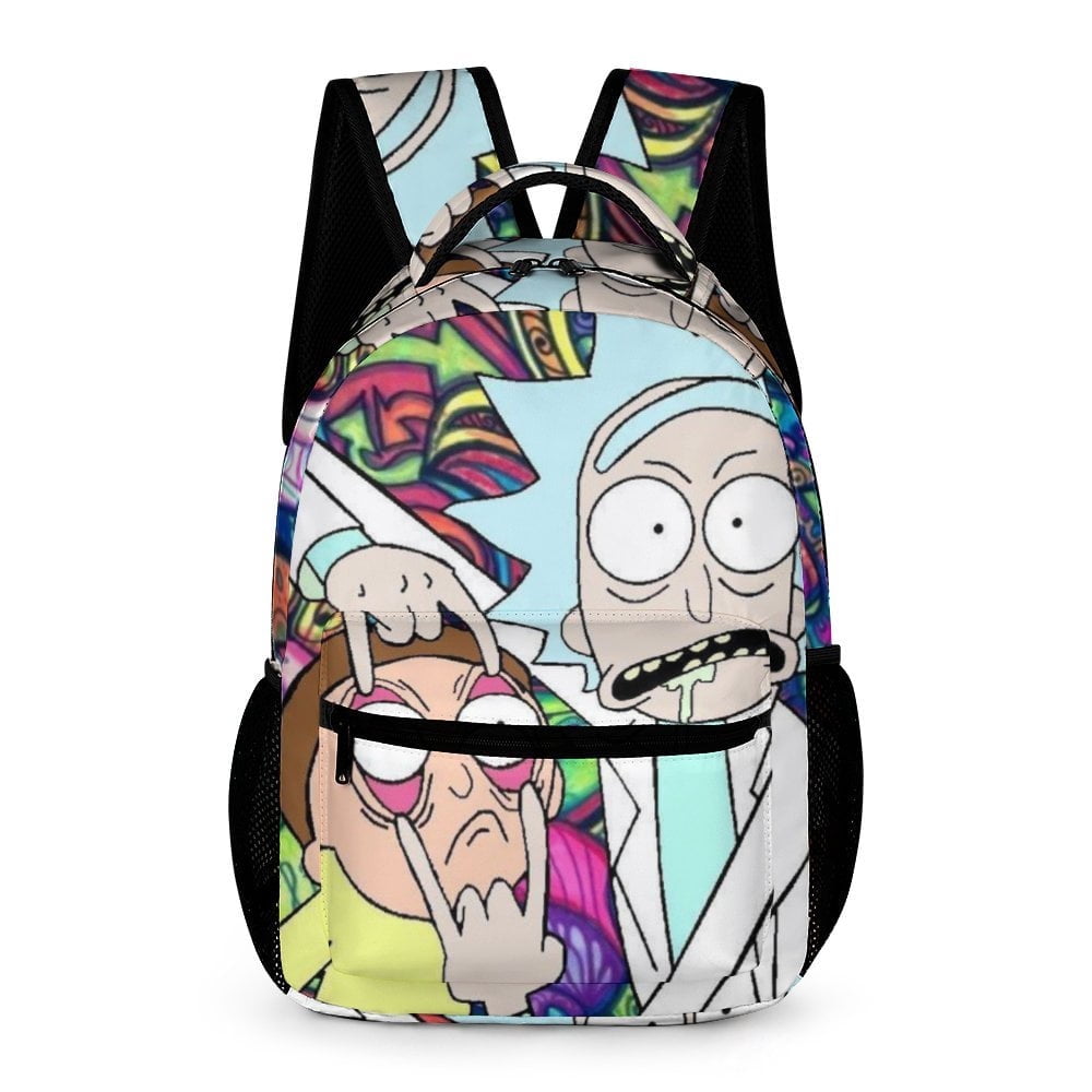 Rick And Morty Backpack, Lightweight School Book Bag, Casual Laptop ...