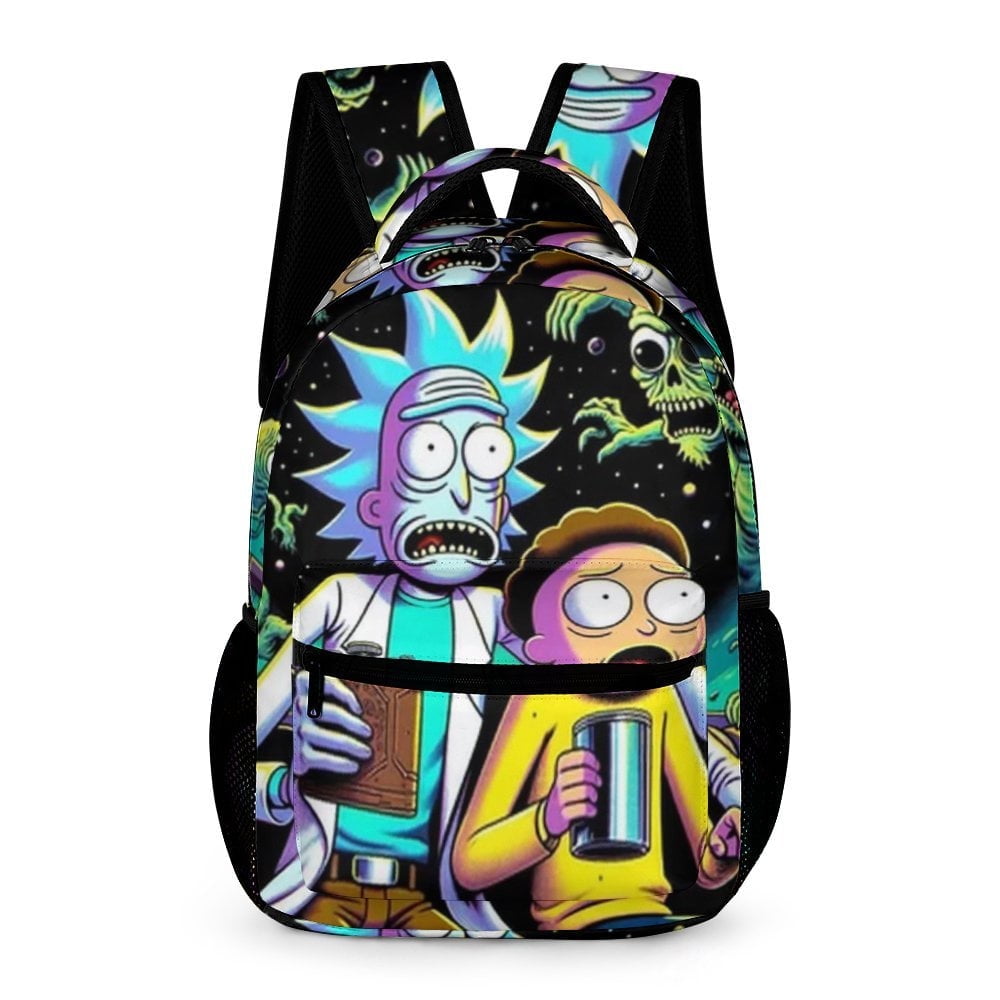 Rick And Morty Backpack, Lightweight School Book Bag, Casual Laptop ...