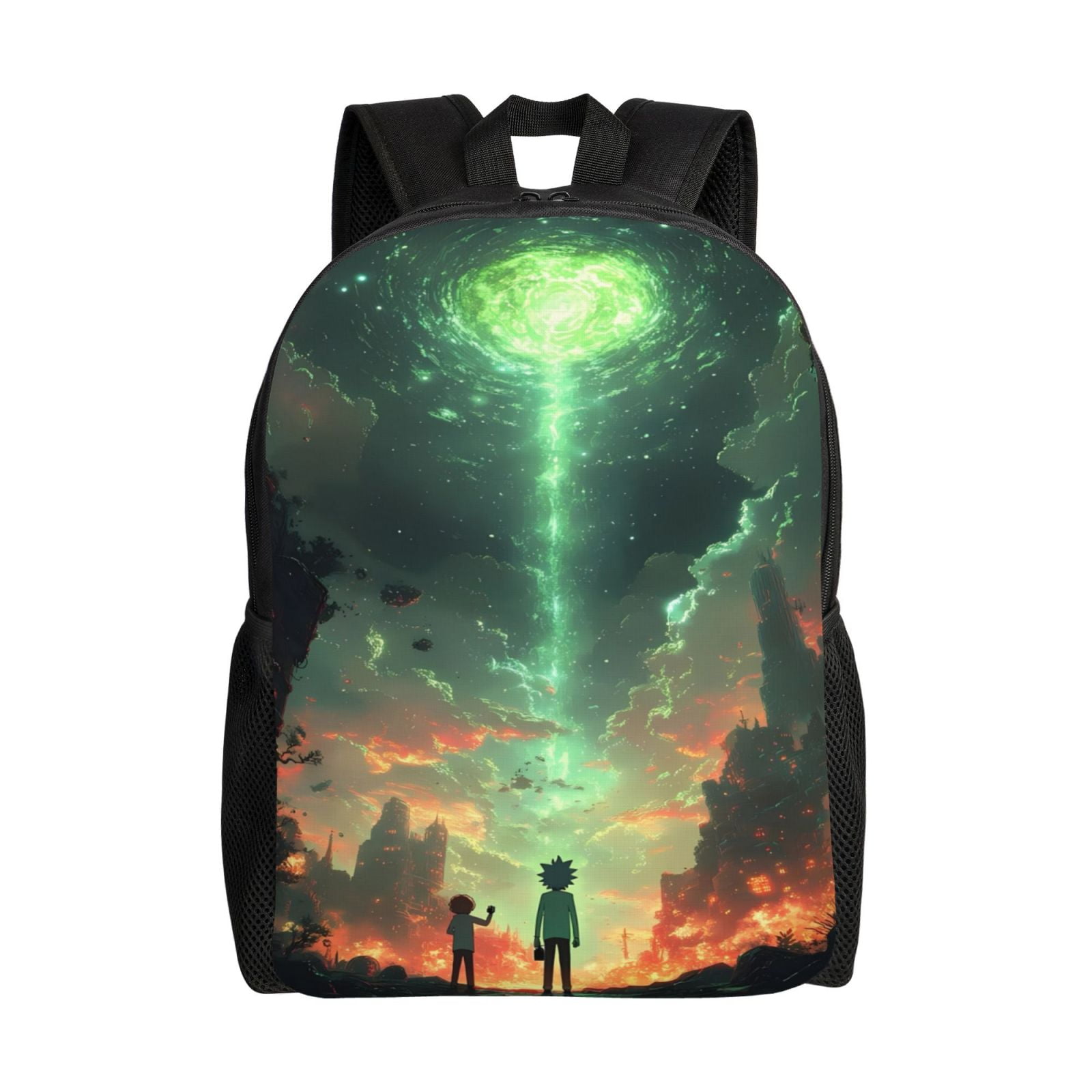 Rick And Morty Backpack Basics Backpack for School, Study, Travel ...
