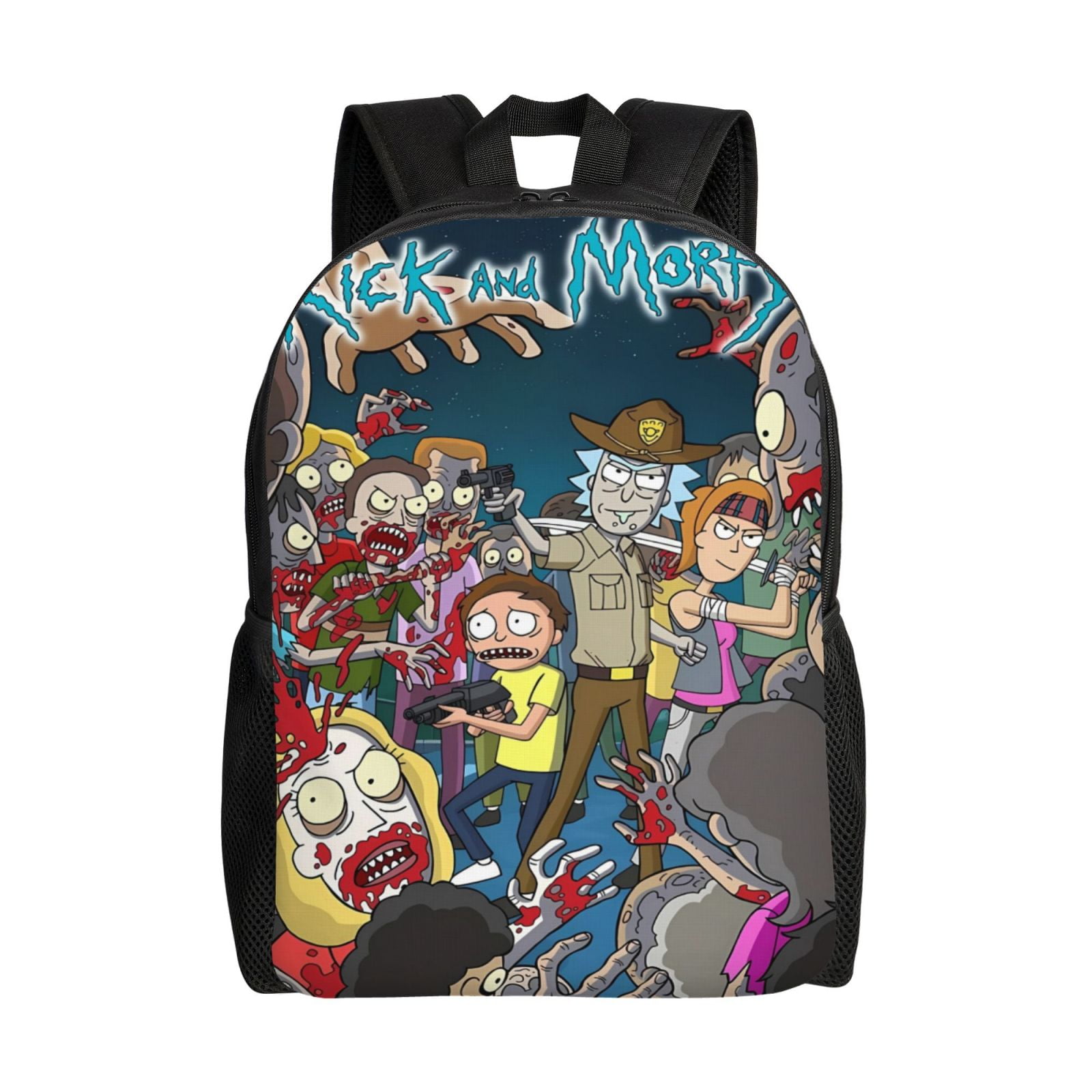 Rick And Morty Backpack Basics Backpack for School, Study, Travel ...