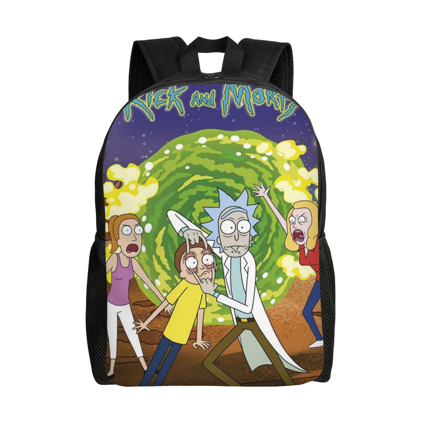 Rick And Morty Backpacks Bookbag Casual Daypack Backpacks For Travel ...
