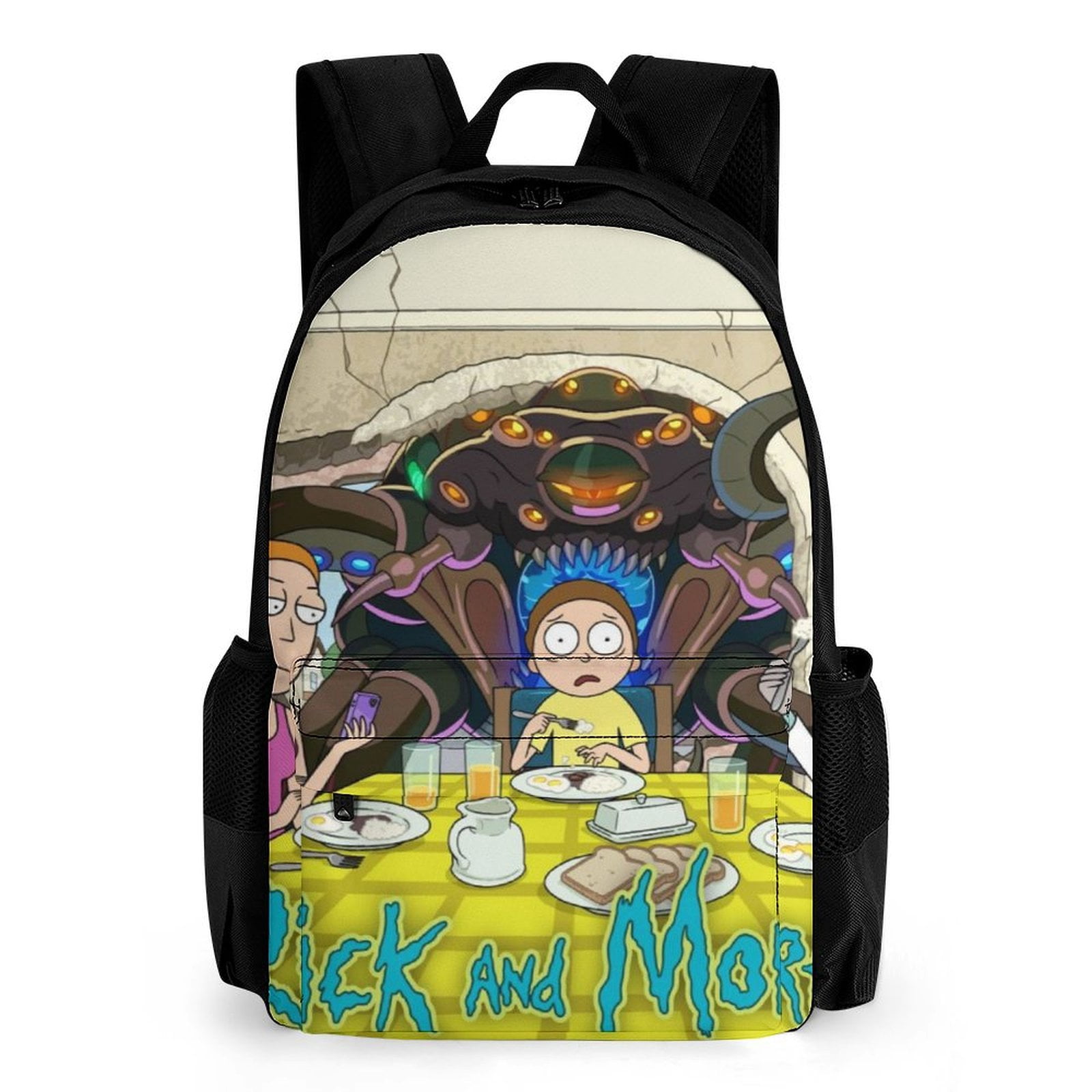 Rick And Morty Backpacks Bookbag Casual Daypack Backpacks for Travel ...