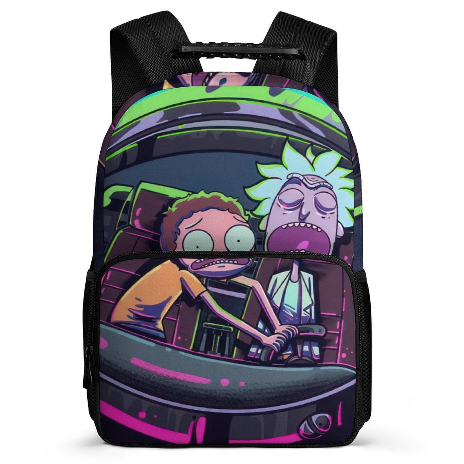 Rick And Morty Backpacks Bookbag Casual Daypack Backpacks for Travel ...