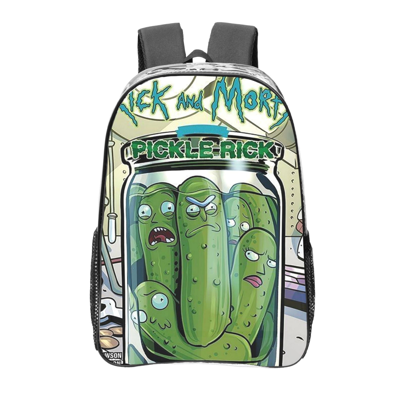 Rick And Morty Basics Transparent Backpack School See Through Plastic ...