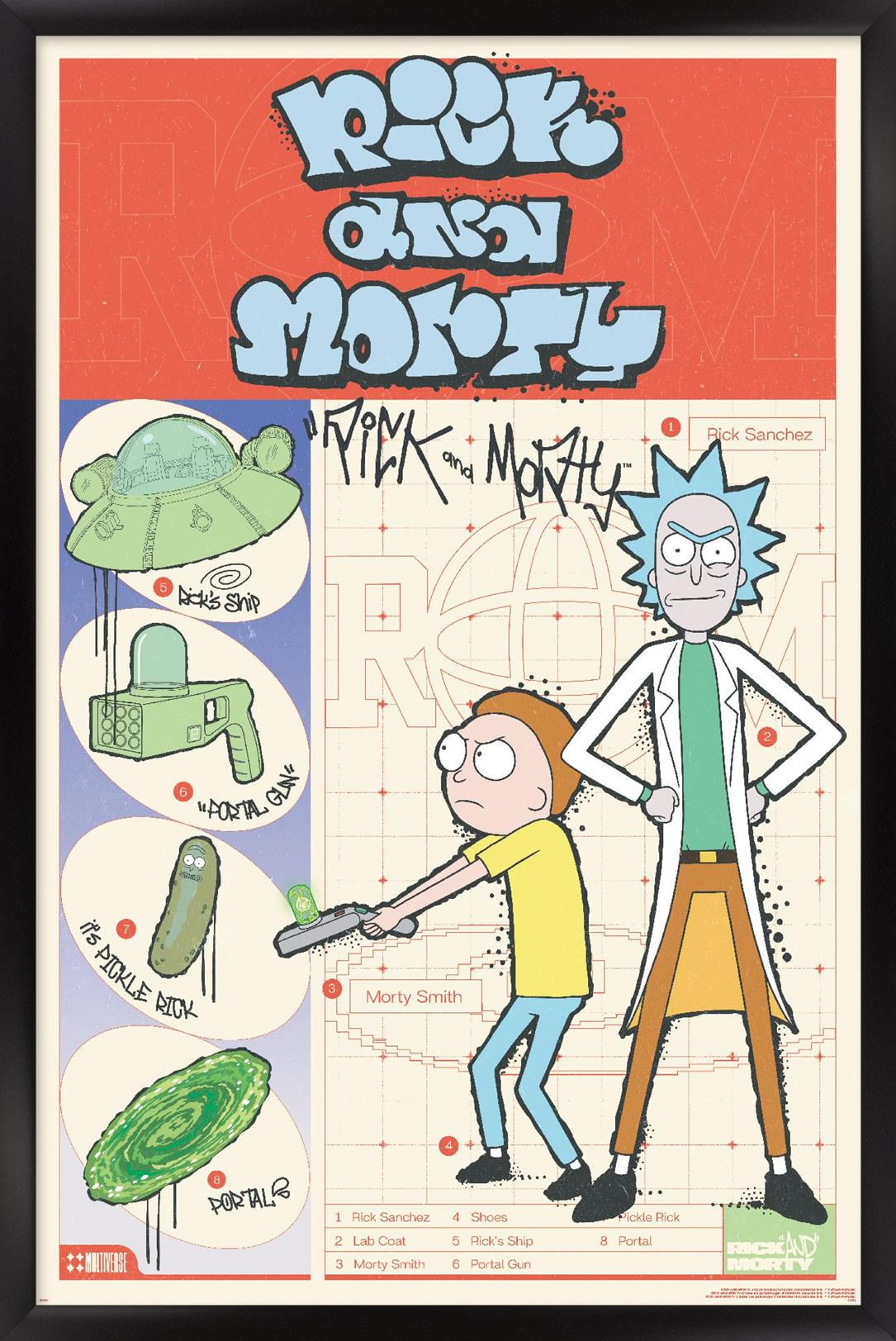 Rick And Morty: Bodega - Multiverse Wall Poster, 14.725" x 22.375 ...