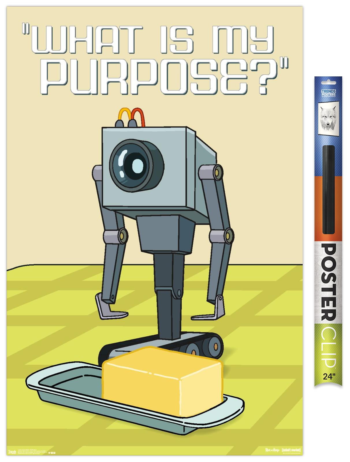 Rick And Morty - Butter Bot Wall Poster, 22.375" x 34" - Walmart.com