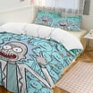 Rick And Morty Cartoon Home Bed 3-piece Set, Polyester Wash Student ...