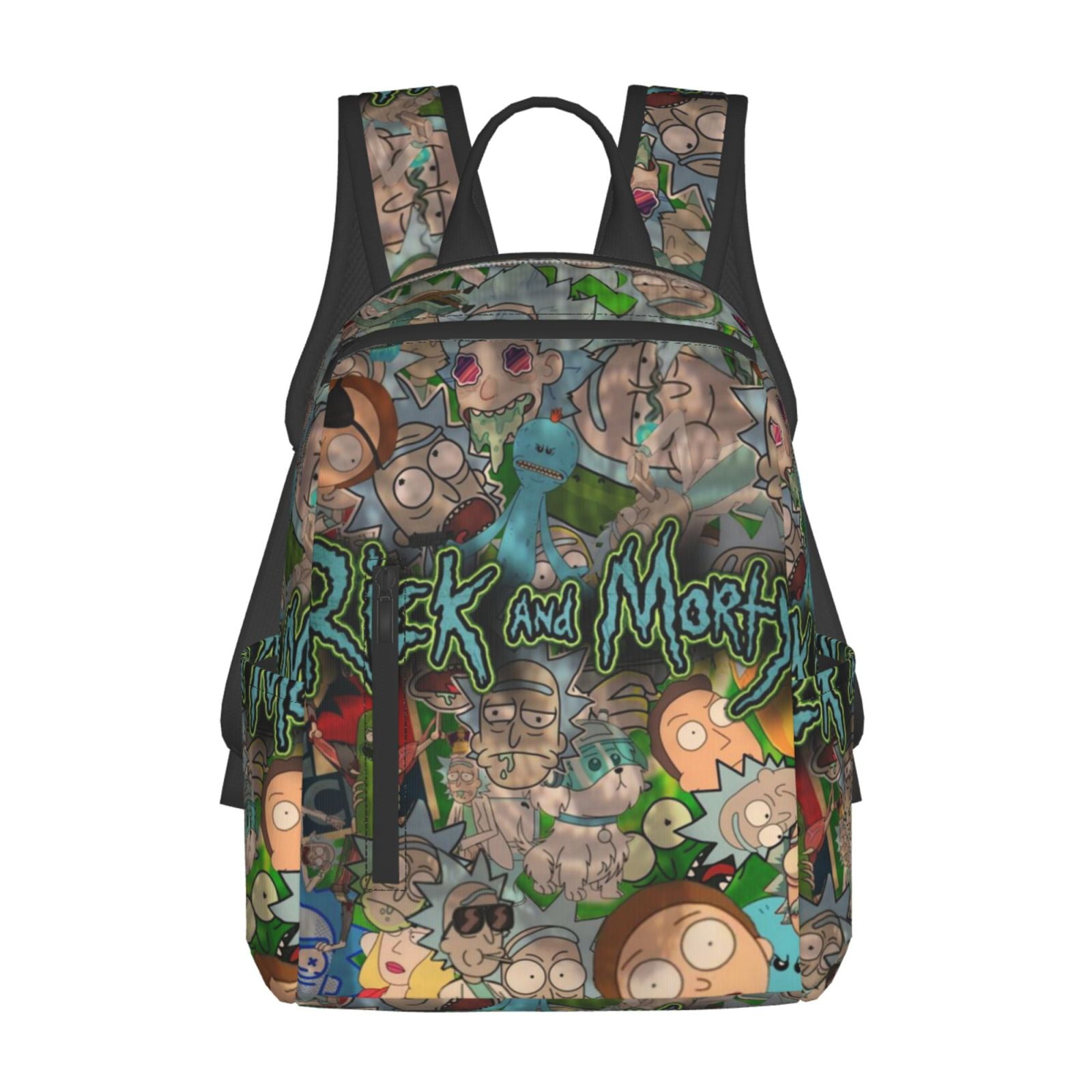 Rick And Morty Casual Daypack Student Satchel Lightweight Backpack ...