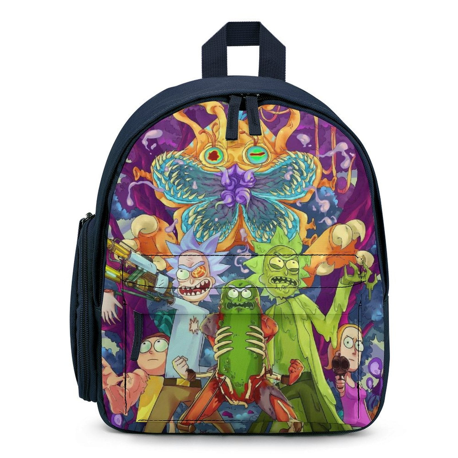 Rick And Morty Characters Backpack Adjustable Schoolbag Bookbag Daypack ...