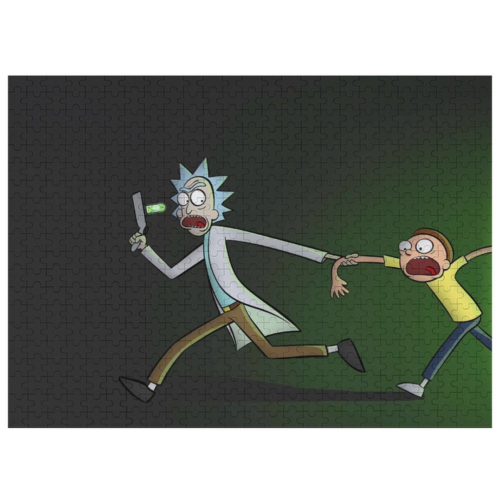 Rick And Morty Characters Wooden Puzzle Home Decoration Interlocking ...