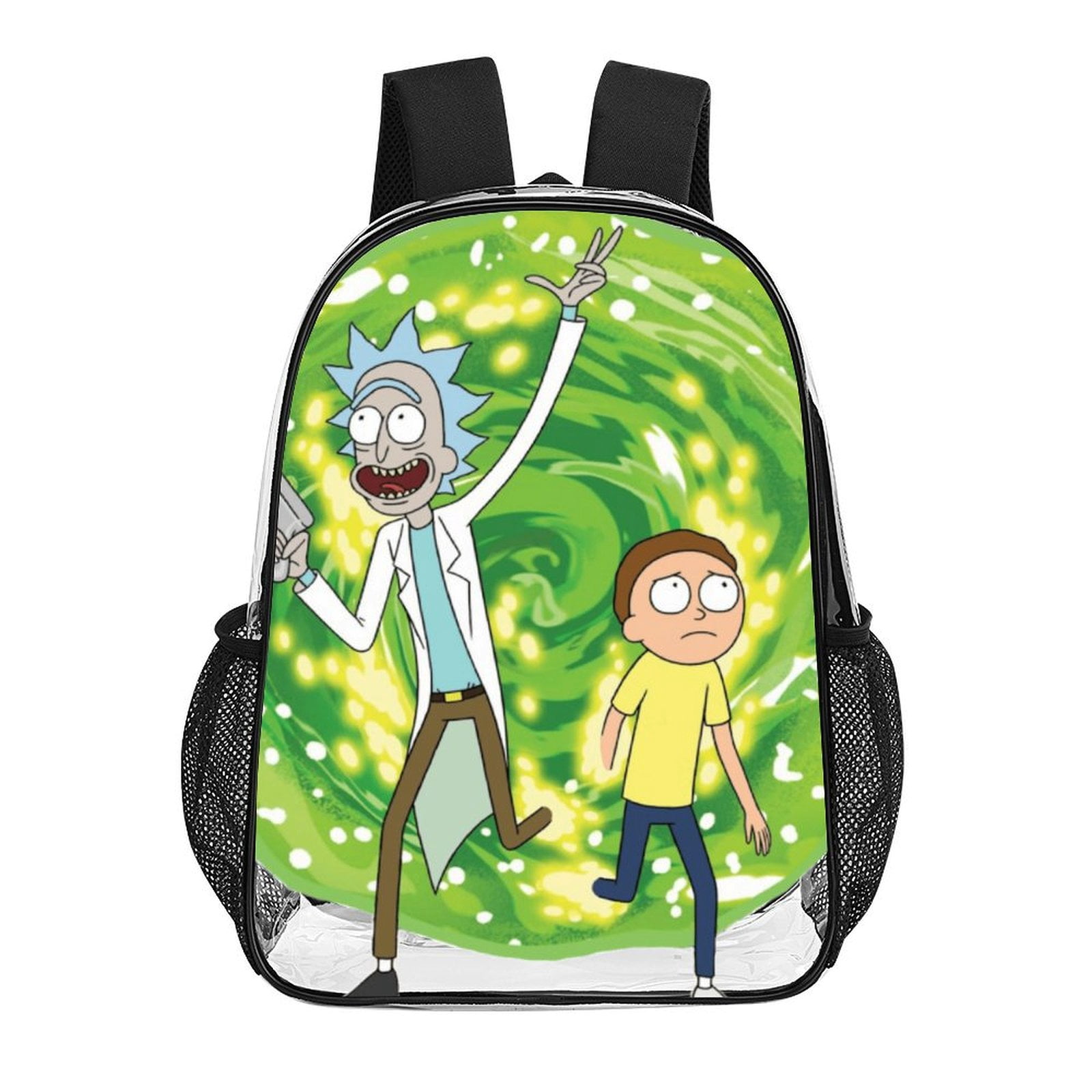 Rick And Morty Clear Backpack Heavy Duty Transparent Backpack See ...