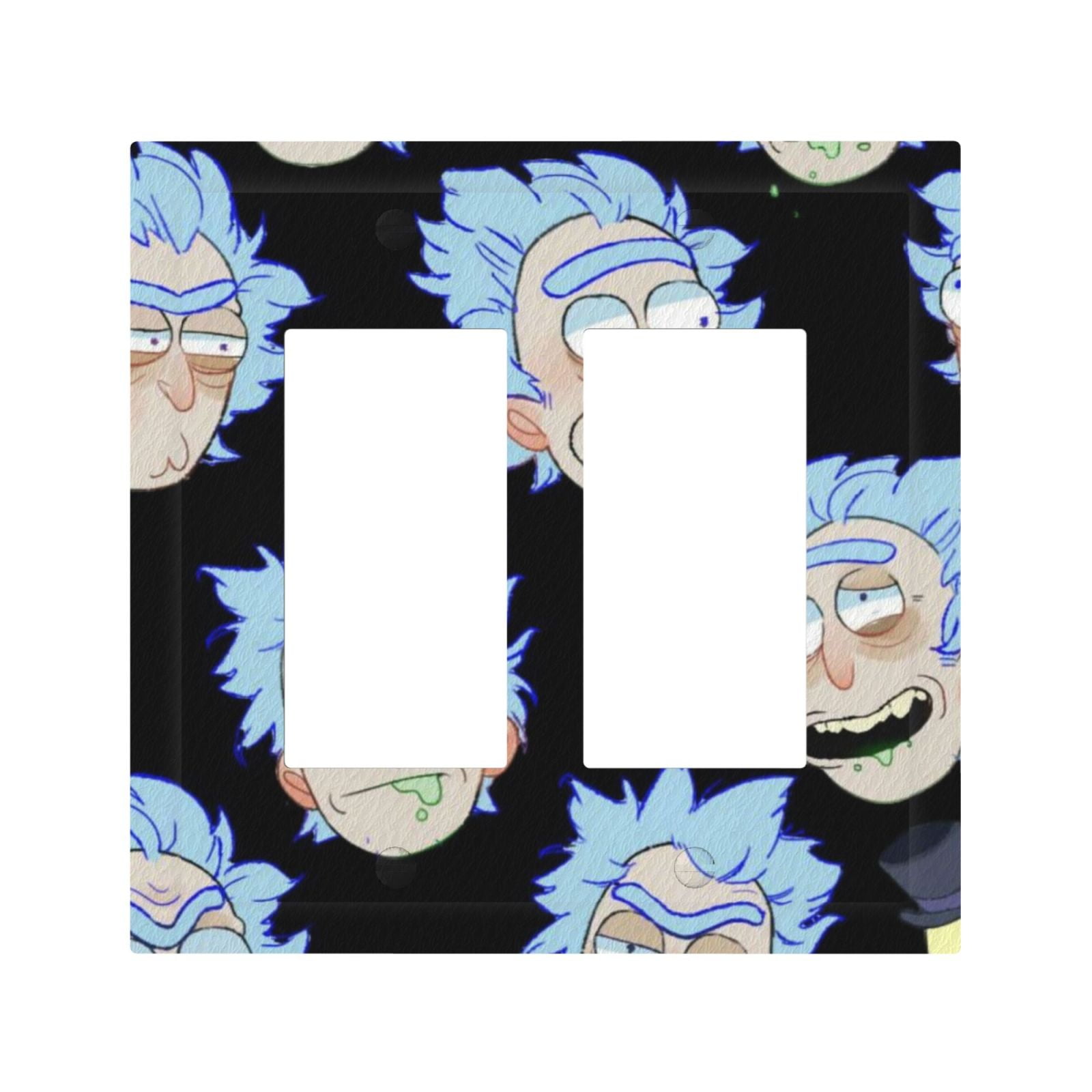 Rick And Morty Decorative Wall Plates, Mid-Size 4.92" height x 4.96 ...