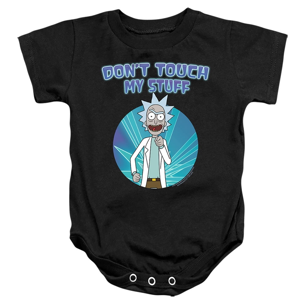 Rick And Morty Don'T Touch Unisex Infant Snap Suit for Baby (12 Months ...