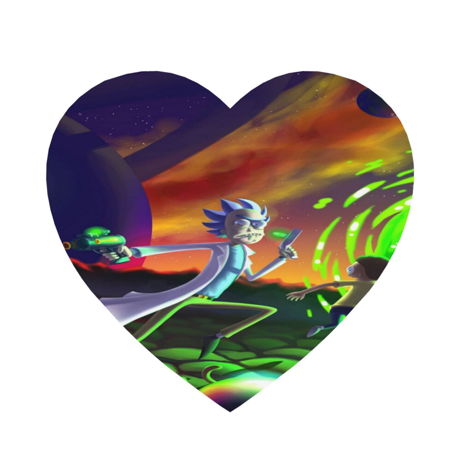 Rick And Morty Fridge Magnets, Acrylic Magnetic Refrigerator Sticker ...