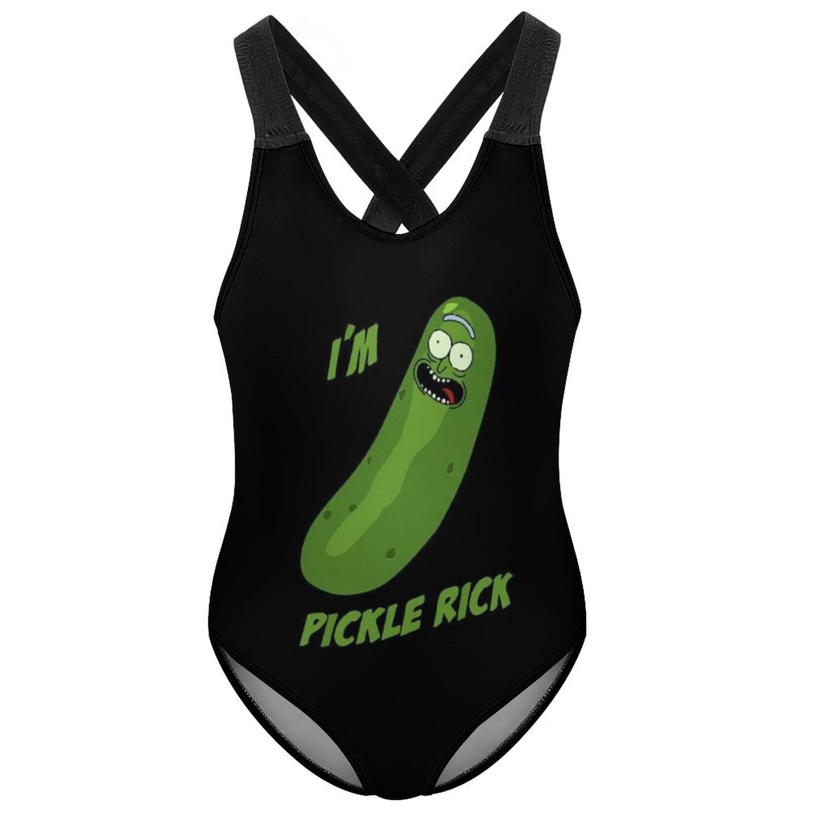 Rick And Morty Girls One-piece Swimsuit Beach Pool Kids Swimwear ...