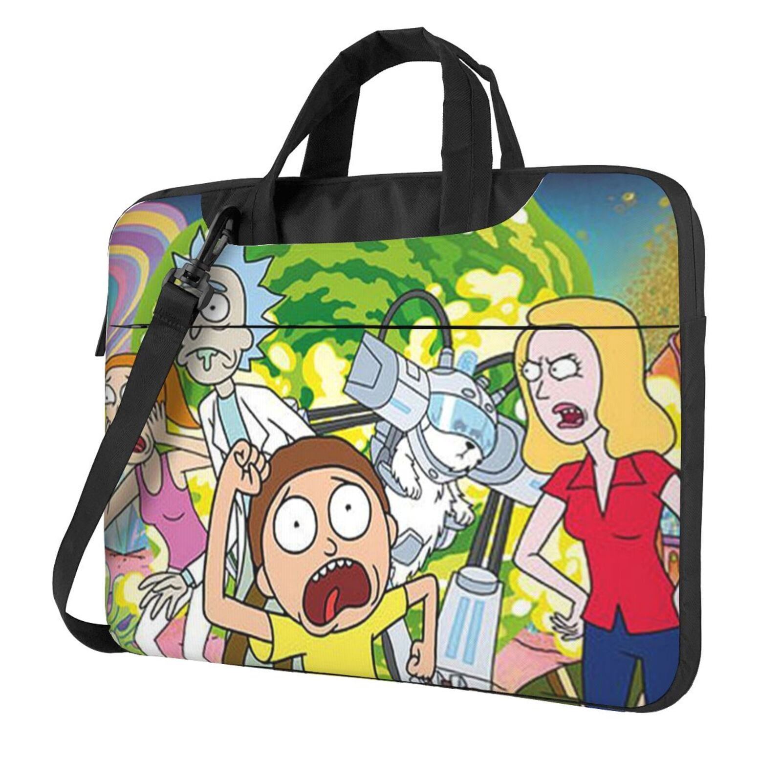Rick And Morty Laptop Sleeve Case 14 Inch Computer Tablet Shoulder Bag ...