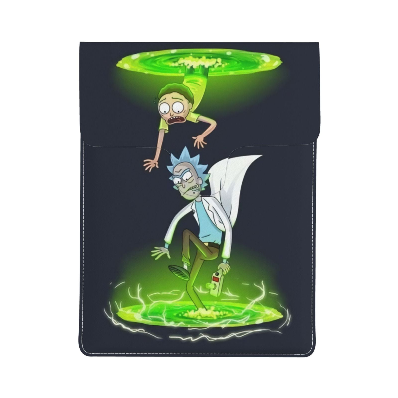 Rick And Morty Leather Laptop Sleeve Computer Case Notebook Cover -13 ...