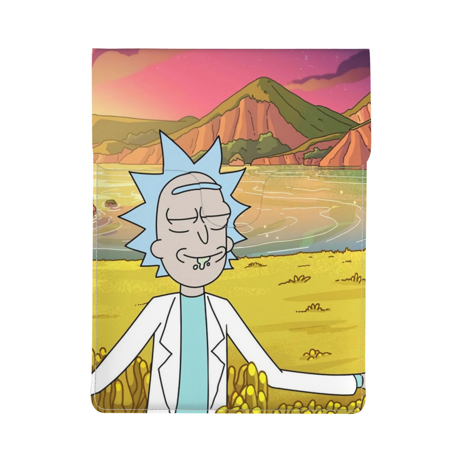 Rick And Morty Leather Laptop Sleeve Computer Case Notebook Cover -13 ...