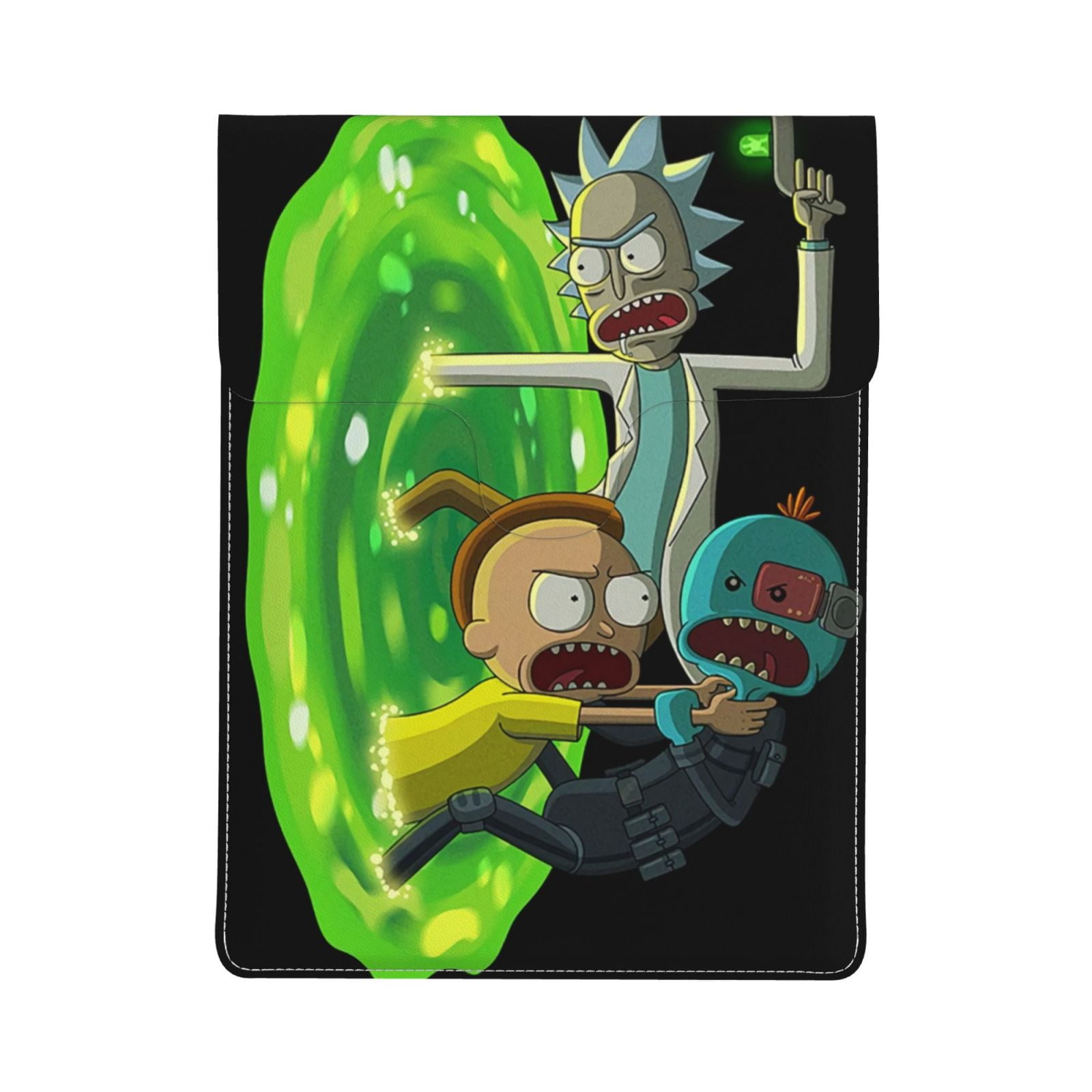 Rick And Morty Leather Laptop Sleeve Computer Case Notebook Cover -13 ...