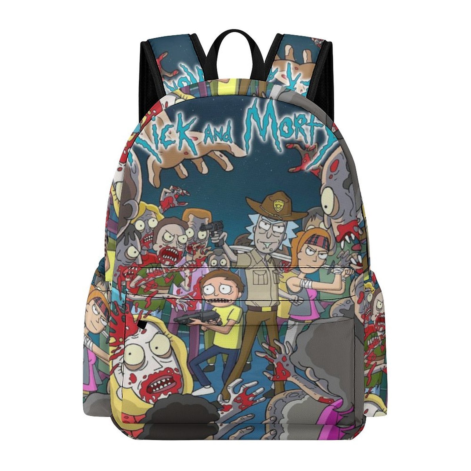Rick And Morty Leisure Backpack 3D Printing Cute School Backpacks ...
