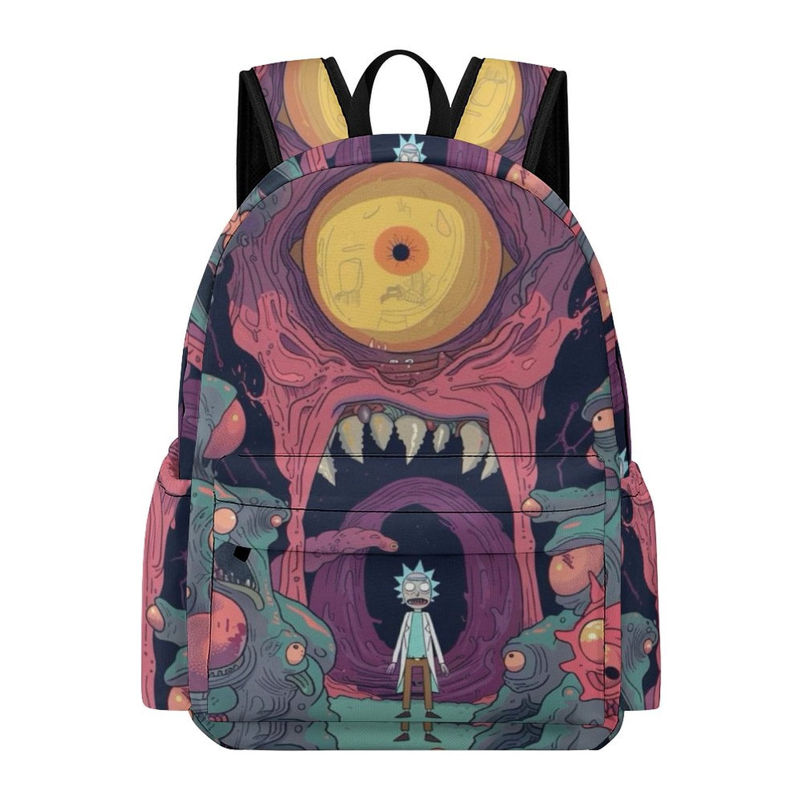 Rick And Morty Leisure Backpack 3D Printing Cute School Backpacks ...