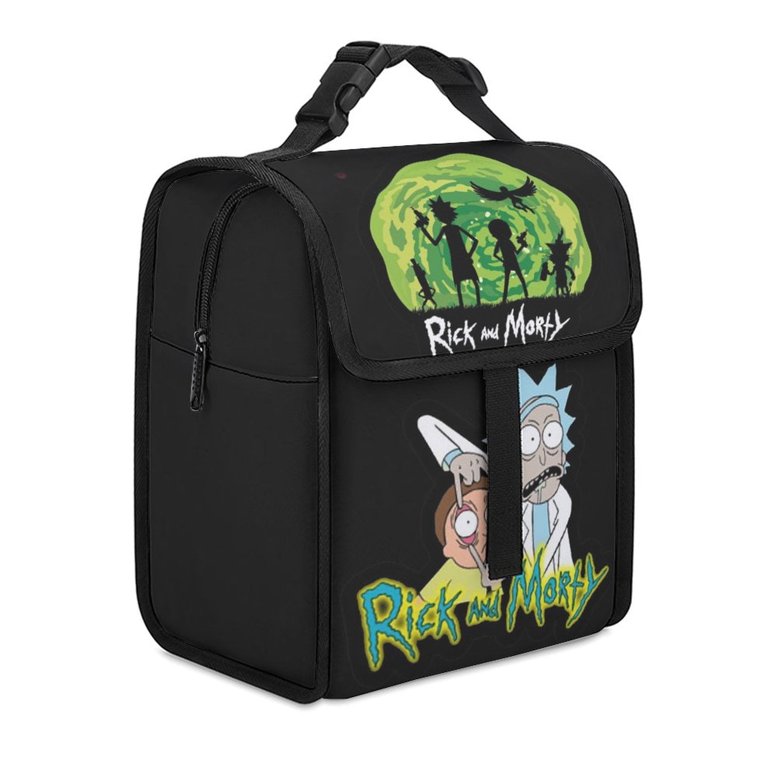Rick And Morty Lunch Bag Insulated Portable Lunch Box Cooler Bag for ...