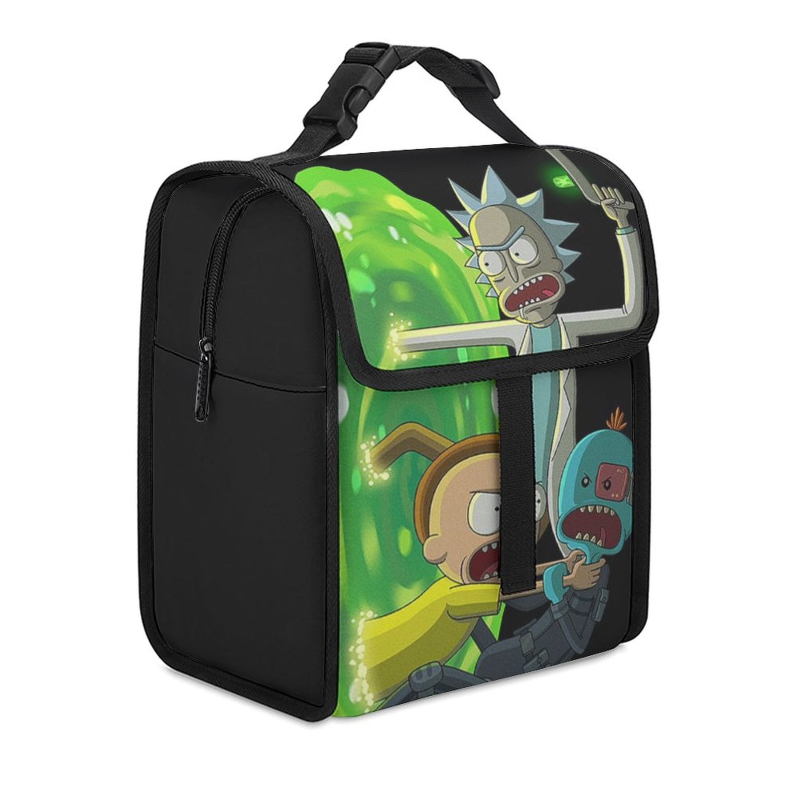 Rick And Morty Lunch Bag Insulated Portable Lunch Box Cooler Bag for ...