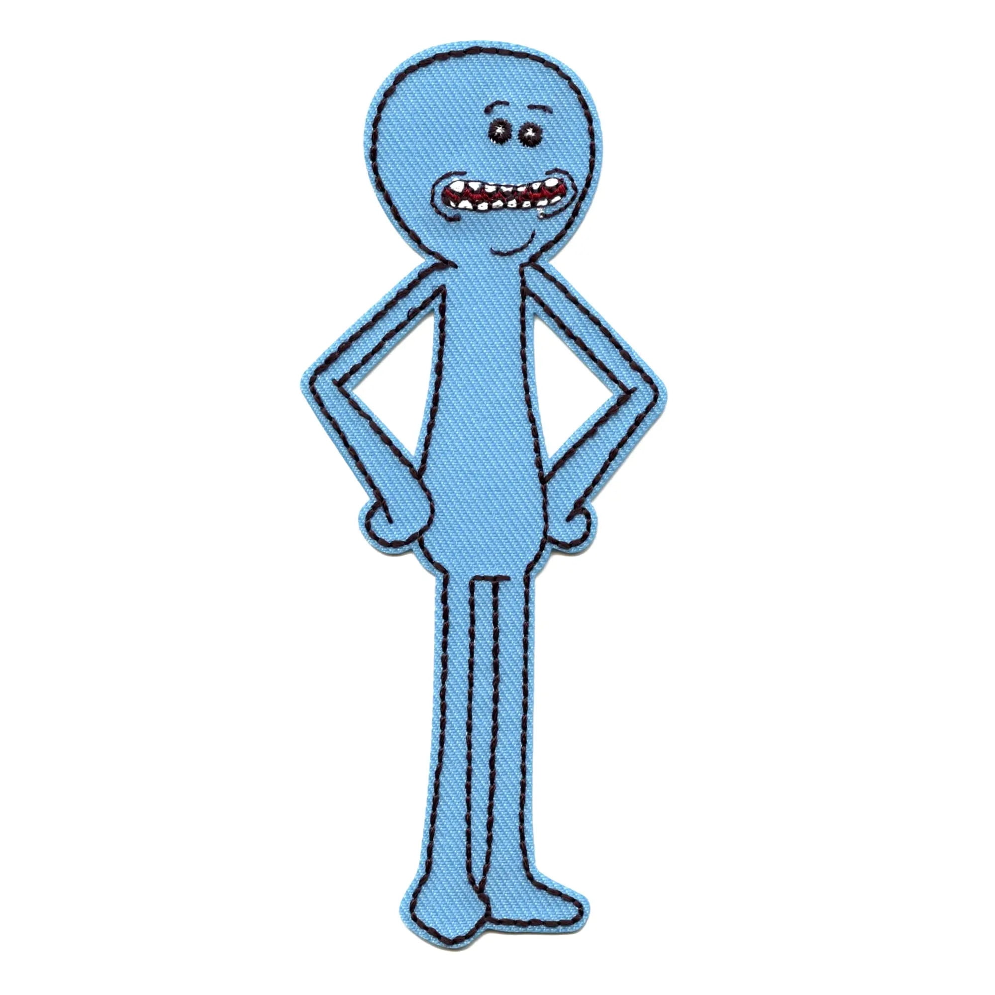 Rick And Morty Mr. Meeseeks Patch Cartoon Network Animation Embroidered ...