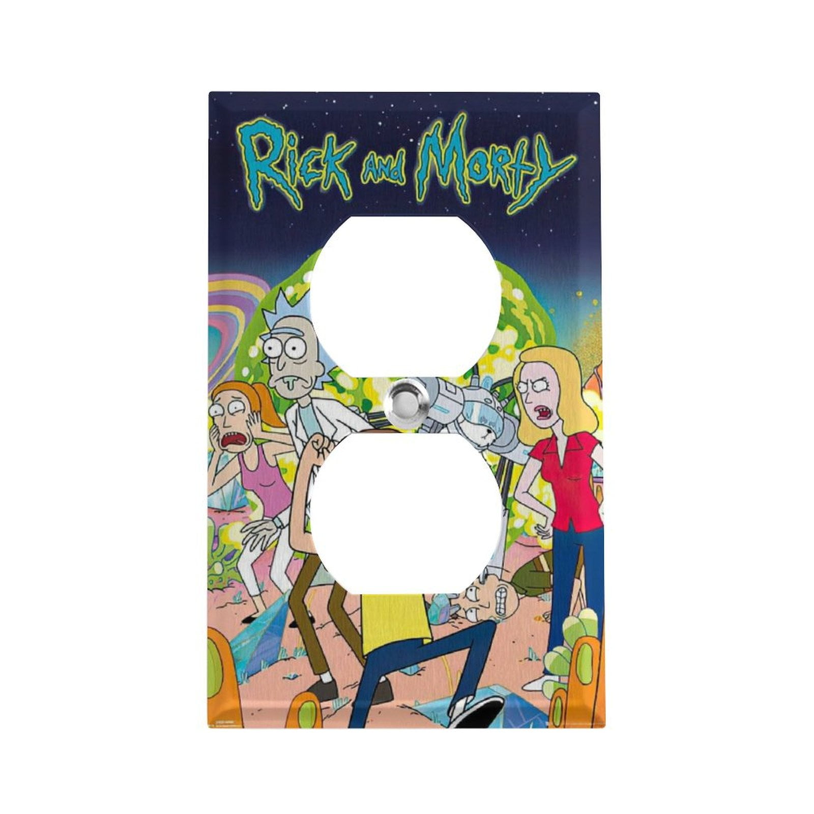 Rick And Morty Multitool Credit Card Sized Pocket Tool, Wallet Multi ...