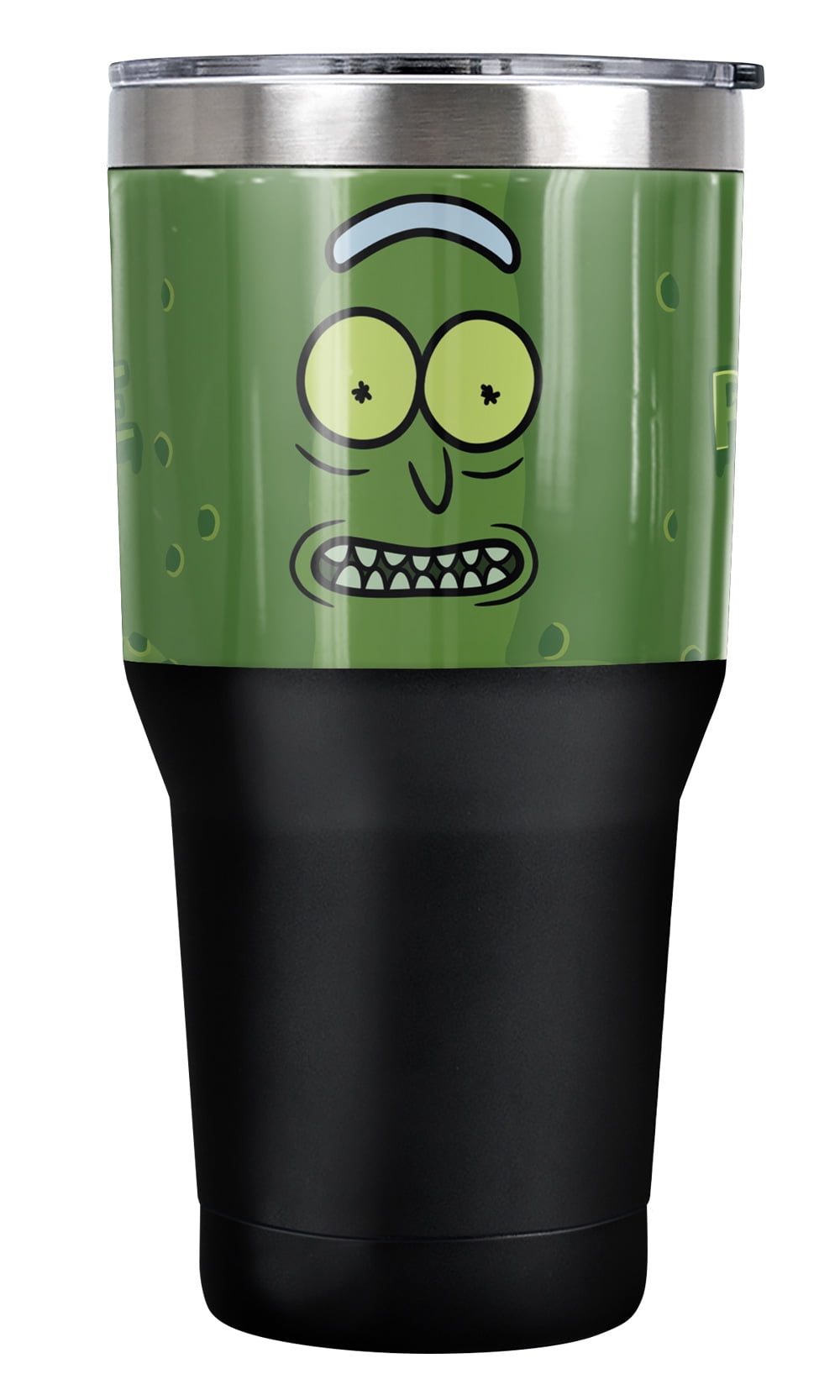 Rick And Morty Official I'M Pickle Rick 30 oz Travel Tumbler, Stainless ...