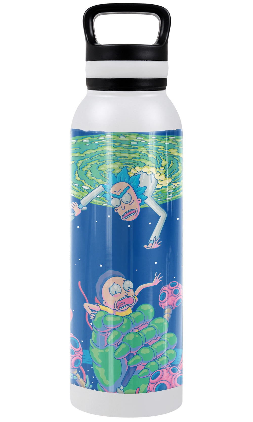 Rick And Morty Official Rescue 24 oz Insulated Canteen Water Bottle ...