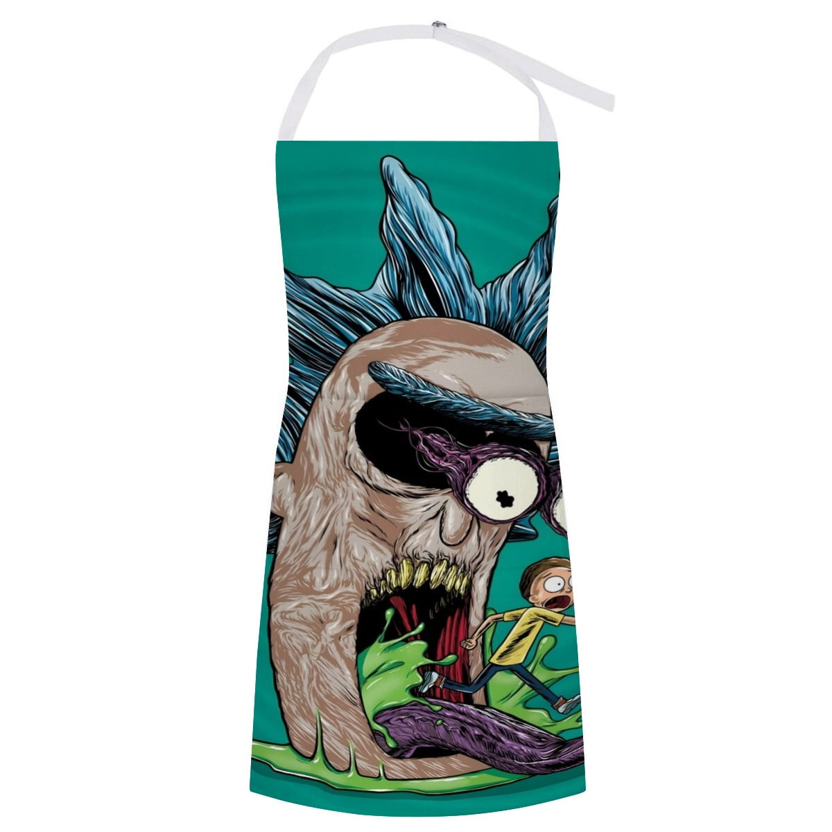Rick And Morty Pattern Apron Fashionable And Durable The Focus Of ...