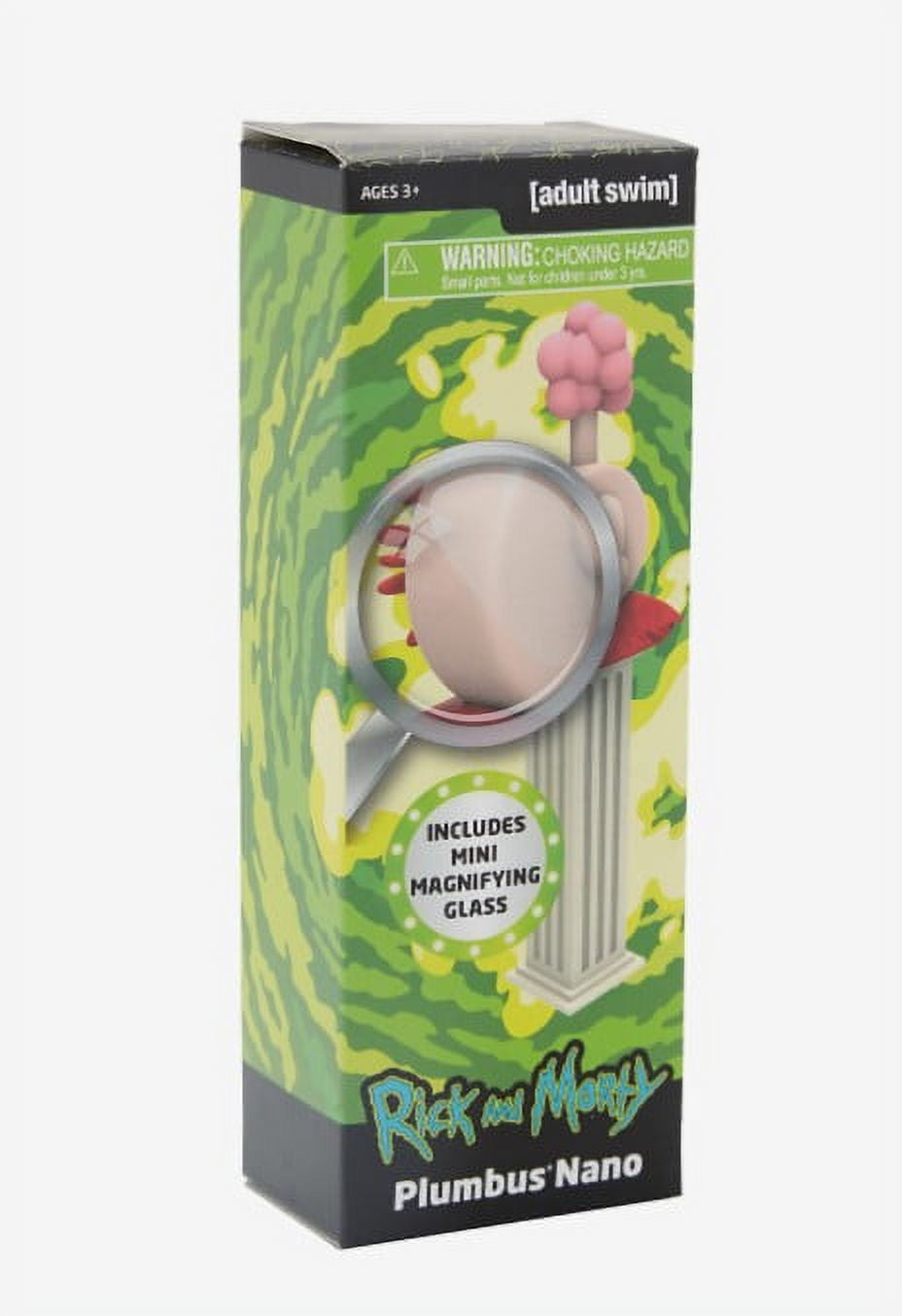 Rick And Morty Plumbus Nano Figure includes mini magnifying glass ...