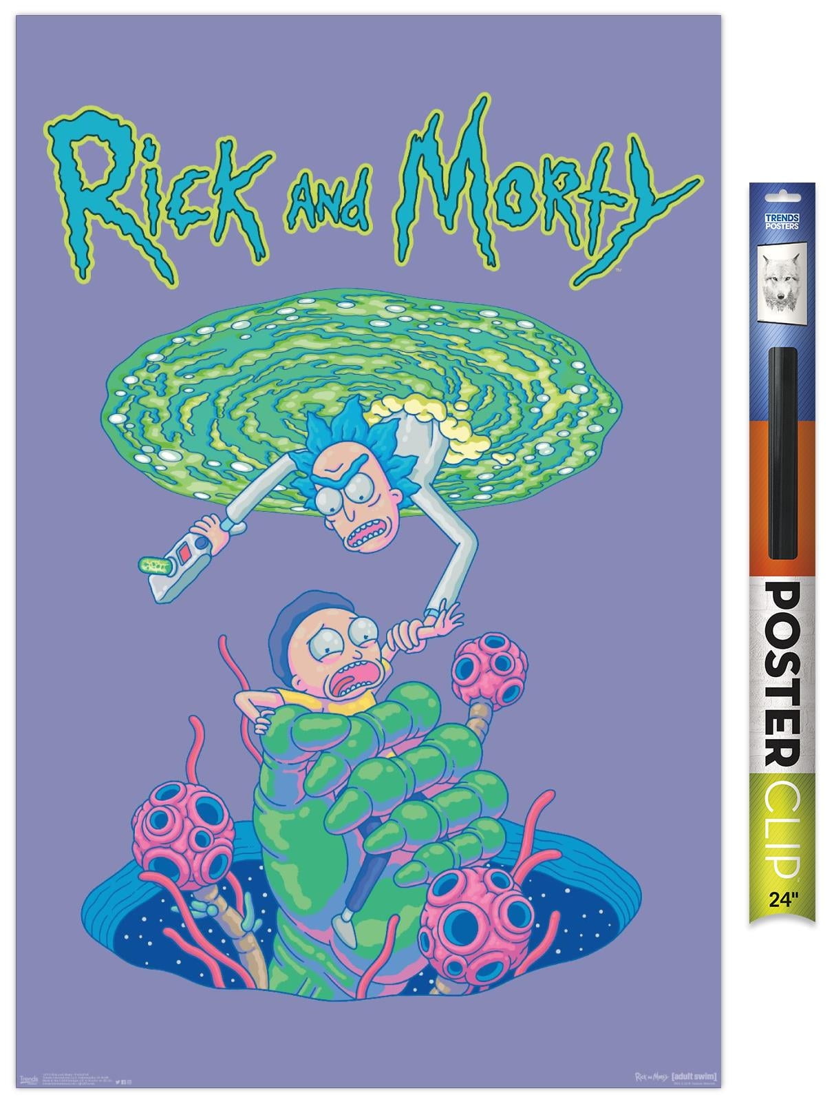 Animated Series Wall Art Prints A4 A3 A2 Anti-fade Ink Rick And Morty ...