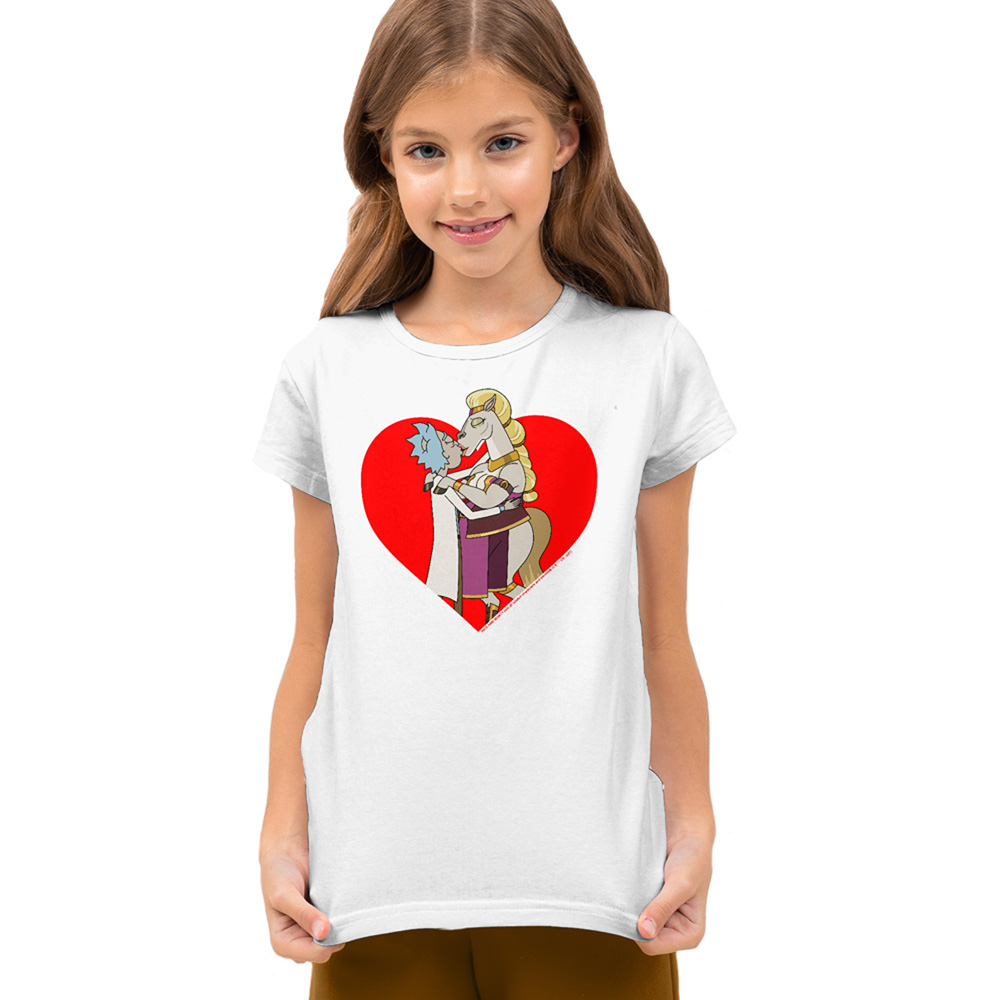 Rick And Morty Rick And Horse Kiss Kids T Shirt (Large) for Youth ...