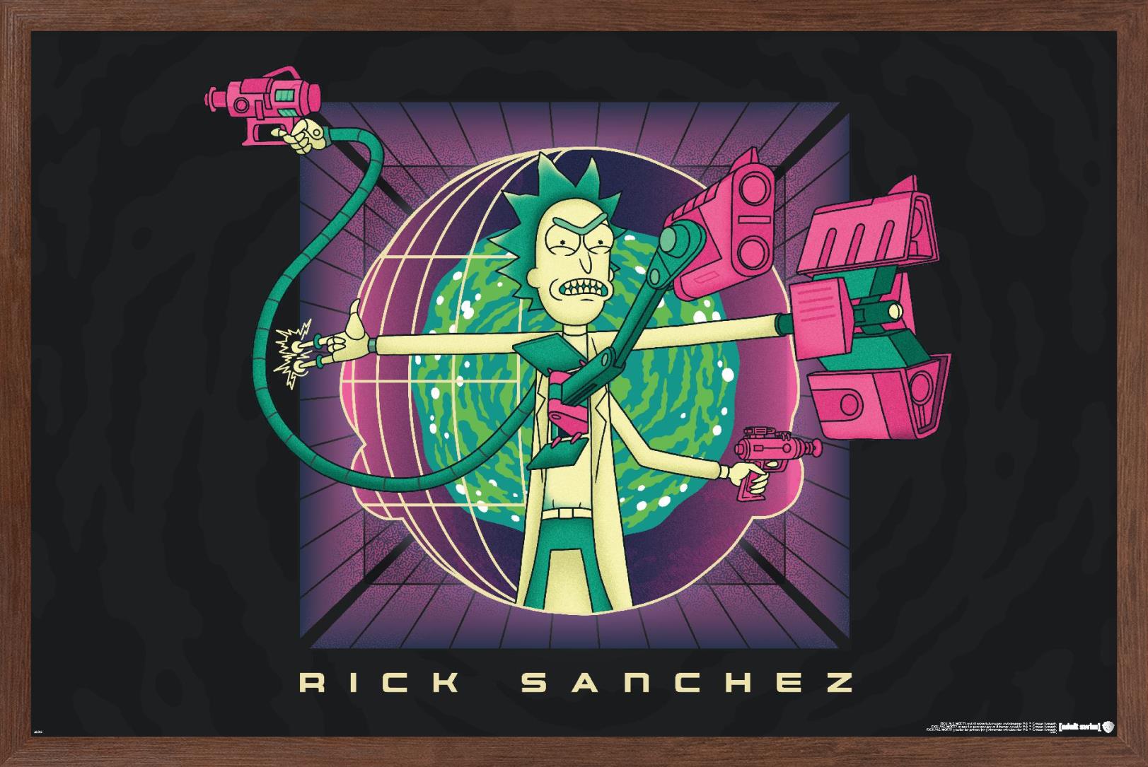 Rick And Morty: Season 8 - Rick Sanchez Wall Poster, 14.725" x 22.375 ...