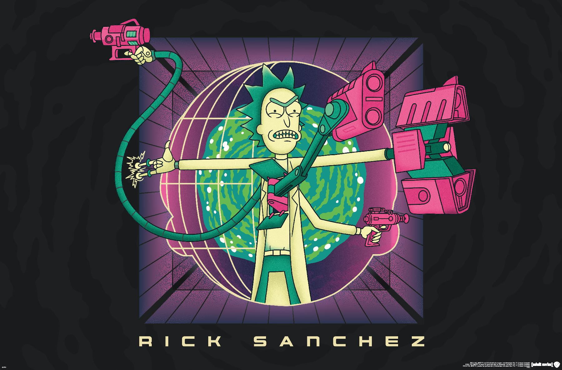 Rick And Morty: Season 8 - Rick Sanchez Wall Poster, 14.725" x 22.375 ...