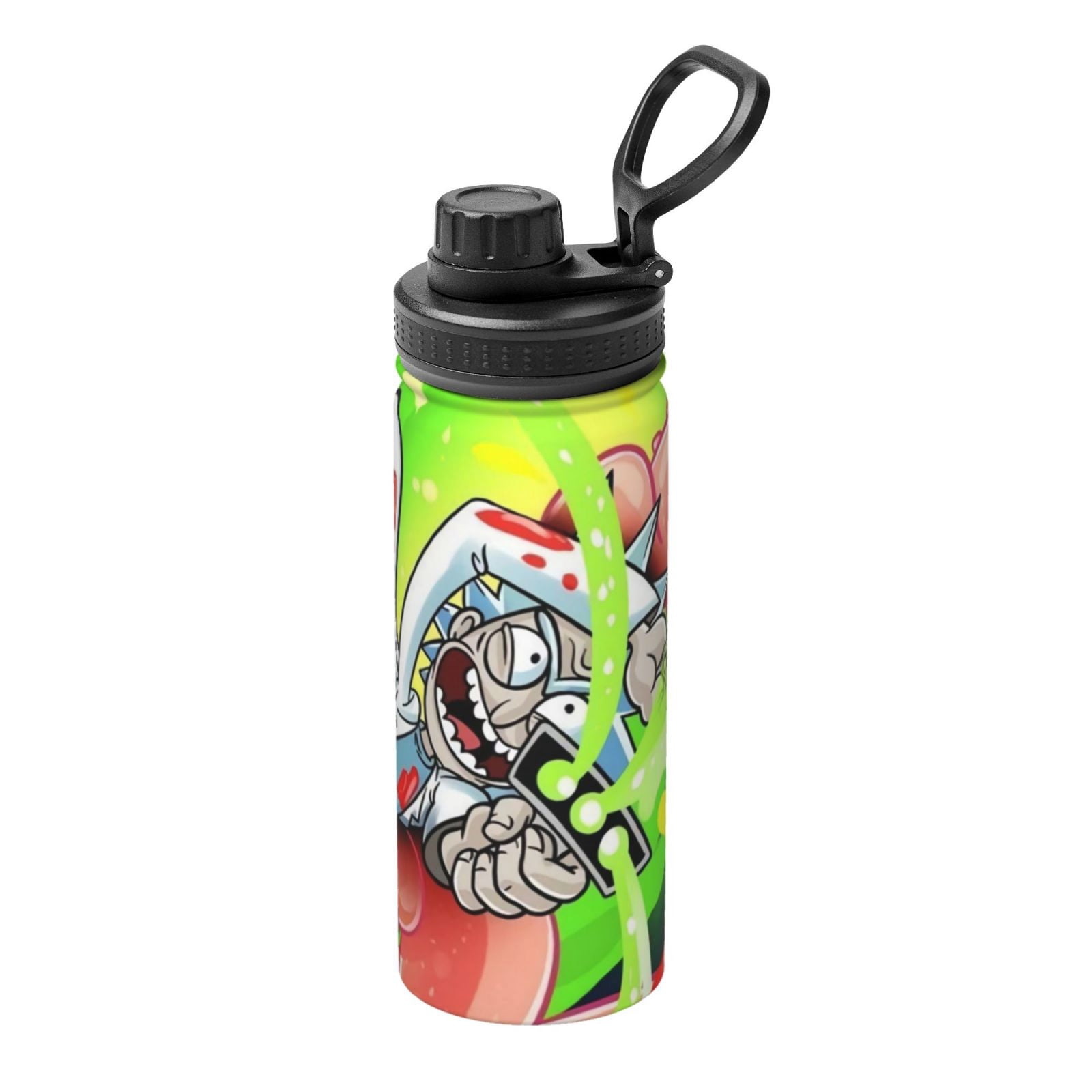 Rick And Morty Sports Insulated Water Bottle Stainless Steel Portable ...