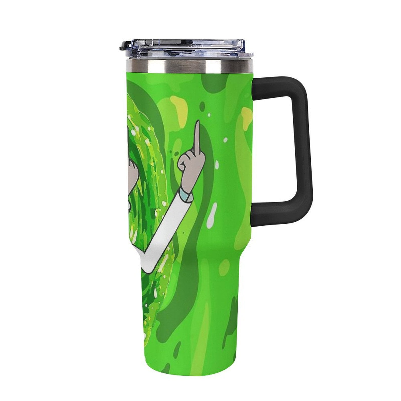 Rick And Morty Stainless Steel Straw Large Capacity Car Cup Commuter ...